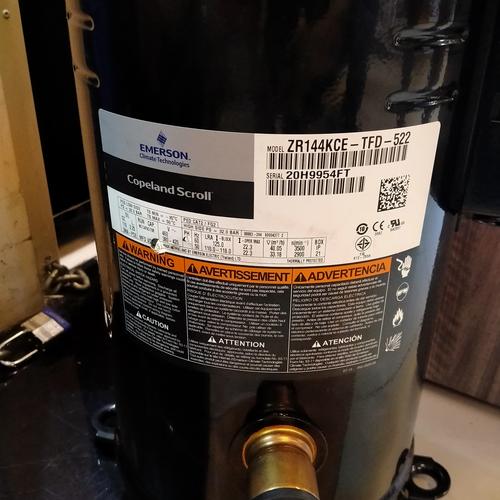 Jual Kompresor Copeland Scroll ZR144KCE-TFD-522 Original R407C ...