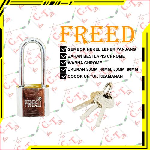 Jual Gembok Nekel Freed - Gembok Leher Panjang 30 40 50 60MM - 40MM ...
