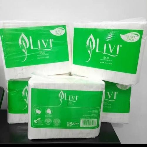 Jual Tissue LIVI ECO Facial Refill 600s / Tisue muka livi eco 600's ...
