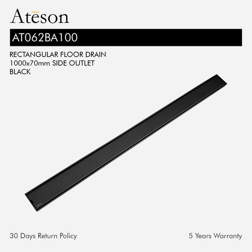 Jual ATESON AT062BA100 Floor Drain Stainless Panjang Cover Pembuangan ...