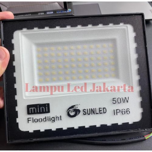Jual Lampu tembak mini LED 50watt. Lampu sorot mini 50watt floodlight ...