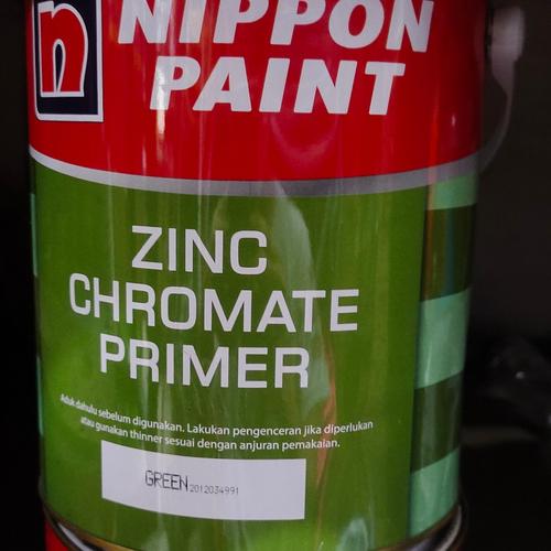 Jual Cat Besi Anti Karat Nippon Zinc Chromate Primer Meni Besi 5kg ...