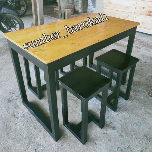 Jual (229). set meja makan, meja cafe, meja resto. kayu jati belanda - Kota Tangerang Selatan ...