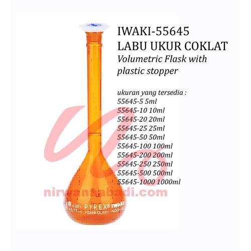 Jual IWAKI 55645-500 Labu Ukur Coklat 500ml Tutup Plastik - Kota Surabaya - Nirwana Abadi ...