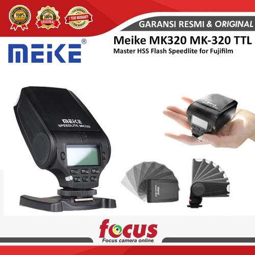 Jual Flash Speedlite MEIKE MK320 MK-320 TTL Master HSS for Fujifilm ...