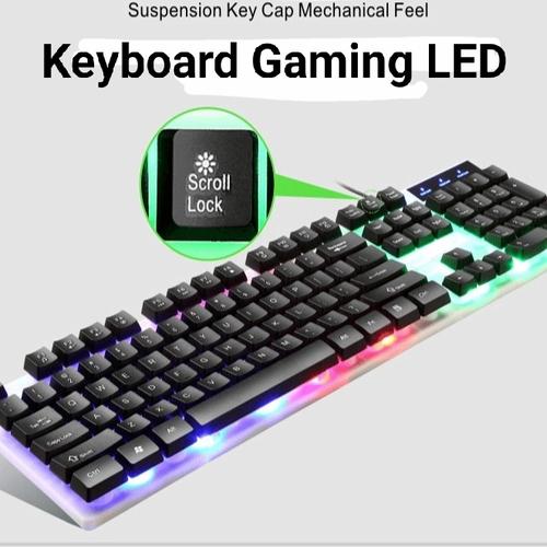 Jual Keyboard Gaming RGB / Gaming Keyboard Usb Lampu LED RGB / Keyboard ...