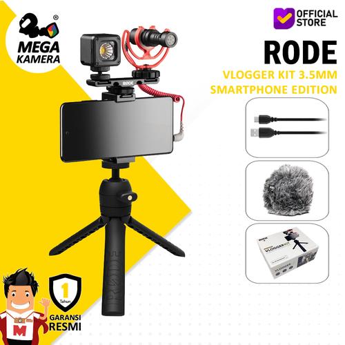 Promo Rode Vlogger Kit Smartphone Edition Filmmaking for Android 3.5mm ...