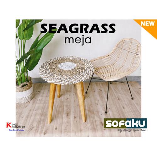 Jual SEAGRASS Table - Meja Enceng Gondok/Meja Kopi Kecil Bulat - Meja ...