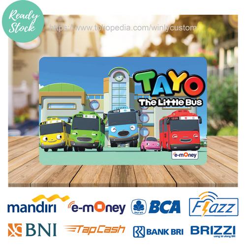 Jual KARTU EMONEY MANDIRI BCA BNI BRI Tayo the Little Bus 2 - 1 SISI ...