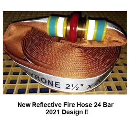 Promo Reflective Polyester Fire Hose/Selang Pemadam 3" x 20M 24 Bar ...