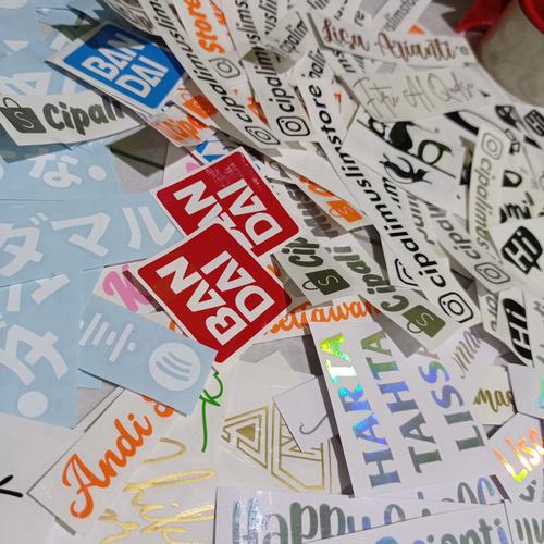 Jual CUSTOM CUTTING STICKER BY REQUEST - REQUEST 2 - Kota Bekasi ...