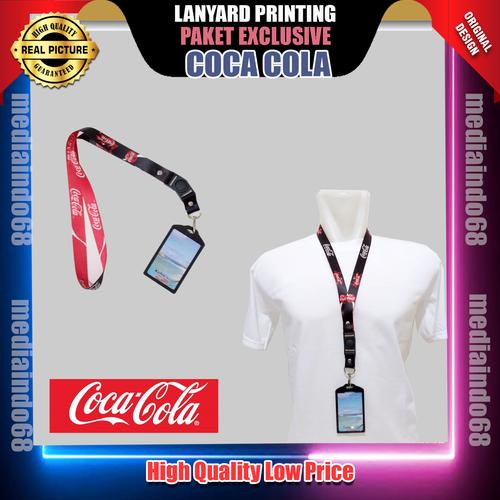 Jual LANYARD COCA COLA ID CARD PRINTING ( PAKET LENGKAP EXCLUSIVE ...