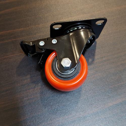 Jual Roda PU Ball Bearing 2 inch Rem Hidup - Jakarta Barat - Sumber MJ ...