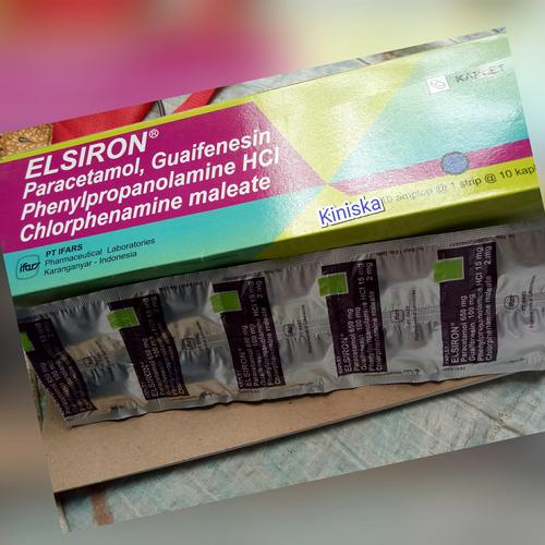 Jual elsiron paracetamol kaplet obat demam flu pilek batuk - Kab ...