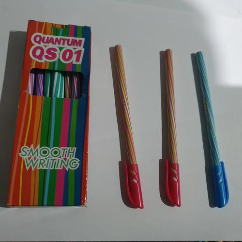 Jual Bulpen Bolpen Pena Pen Quantum QS 01 Hitam Isi 12 Pcs Original - Kota Malang - Pcom malang ...