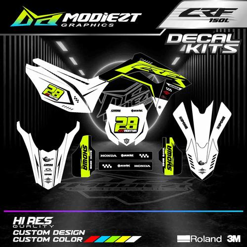 Jual DECAL CRF 150 L PUTIH - STANDAR - Kab. Garut - modiezt print ...
