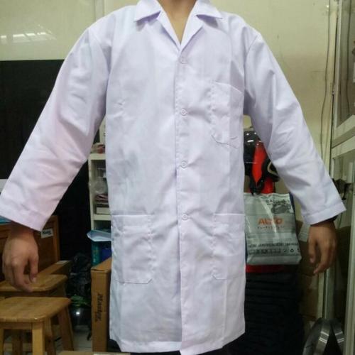 Jual Jas Laboratorium/ Baju Lab Lengan Panjang Putih IMJ - Putih, M ...
