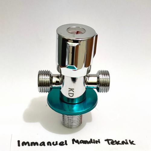 Jual Stop kran cabang 1/2 / Stop kran tee 1/2 / stop kran shower tee 1 ...