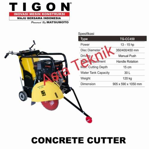 Jual Mesin potong aspal 16 inch Tigon Engine Honda GX390 - Jakarta ...