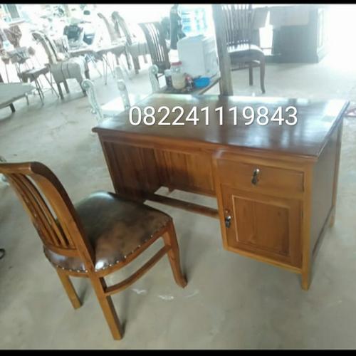 Jual meja guru sekolah kantor kayu jati - Kab. Jepara - Dwy cahya ...