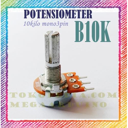 Jual Potensiometer 10K potensio 10 kilo Mono B10k potentiometer - Kota ...