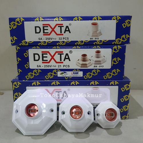 Jual Fiting/Fitting Plafon/Rumah Lampu Plafon E27 Segi 8 512,513,514 Dexta - DX-513 - Kota Medan ...