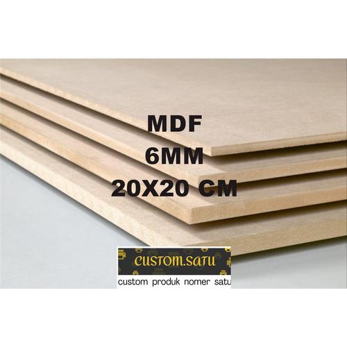 Jual Papan Kayu MDF 6mm Ukuran 20X20cm - Kab. Bekasi - Oploverz | Tokopedia