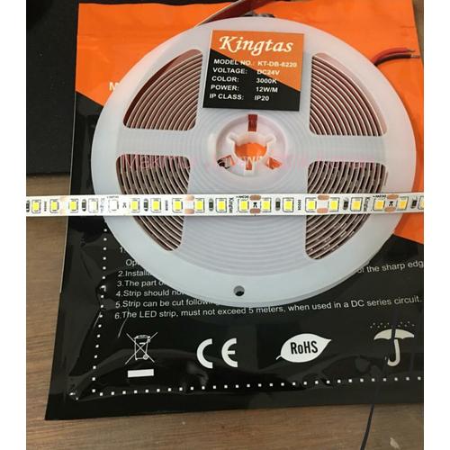 Jual Kingtas Led Strip Mata Rapat 120 Mata 2835 12volt 12 V DC 5 Meter ...