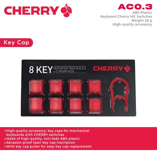 Promo Cherry Key cap set for CHERRY MX keyboards - AC 0.3 - Biru ...