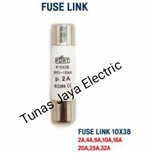Jual Fuse Link 10x38 FORT 2A - 4A - 6A - 10A - 16A - 20A - 25A - 32A ...