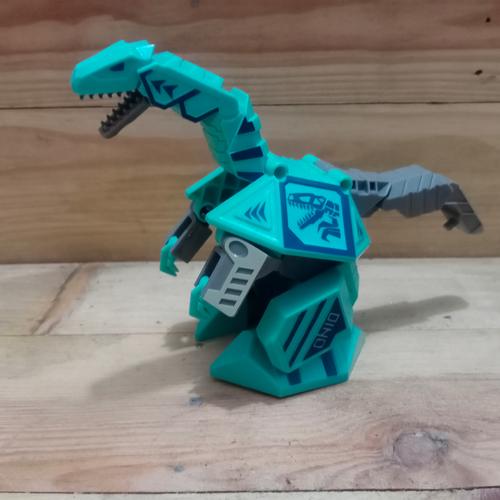 Jual figure robot dinosaurus velociraptor megazord dinobot super sentai ...
