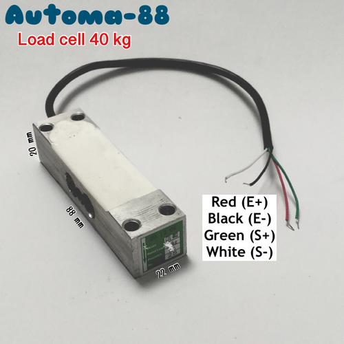 Jual Loadcell 40kg Load cell 40 kg 88mm x 22mm x 20mm sensor Timbangan ...