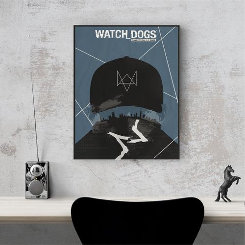 Jual Poster Kayu "Watch Dog" Ukuran 20cm x 30cm - Kota Sukabumi ...