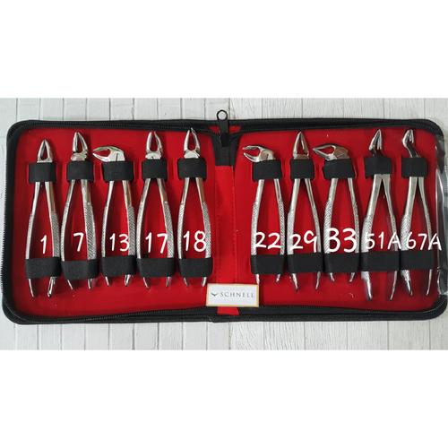 Jual Tang Cabut Gigi Dewasa (1 set isi 10 Tang) - Dental Instruments ...