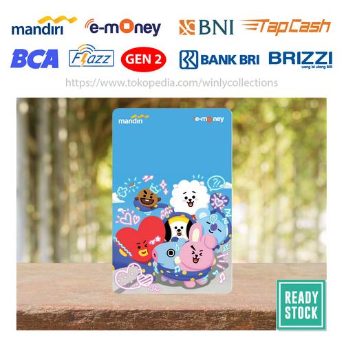 Jual EMONEY BRI MANDIRI BCA BNI BT21 Cooky Tata Chimmy Koya RJ dll - 1 ...