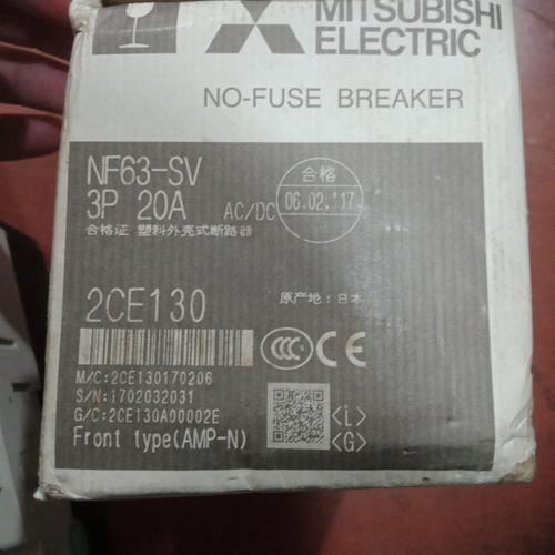 Jual Mccb Mitsubishi NF63-SV 3P 20A - Kota Bandung - jaya bersama elektrik | Tokopedia