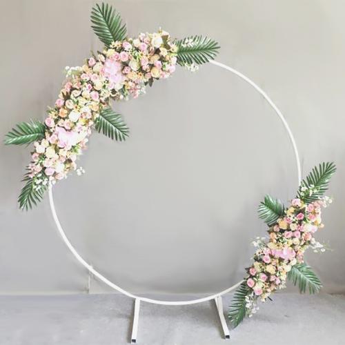 Jual Dekorasi Pesta Backdrop WHITE ROUND BACKDROP DIAMETER 2M - Kota ...