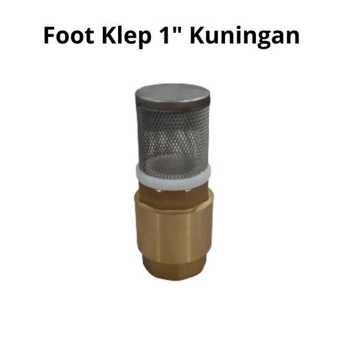 Jual Foot Klep 1" Inch Kuningan Foot Valve Saringan Tusen Pompa Air ...