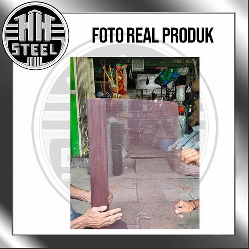 Jual Kawat nyamuk Baja Hitam per meter Pintu tralis expanded - Cokelat ...