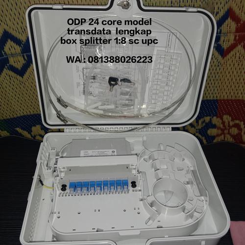 Jual Odp 24 core model transdata lengkap box splitter 1:8 sc upc ...