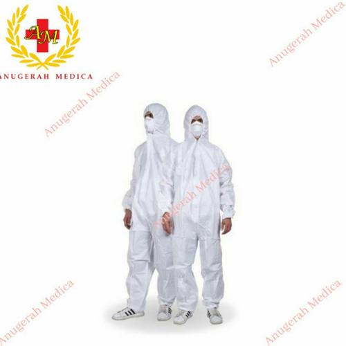 Jual Alat Pelindung Diri (APD) Baju Hazmat Coverall bahan Spunbond ...