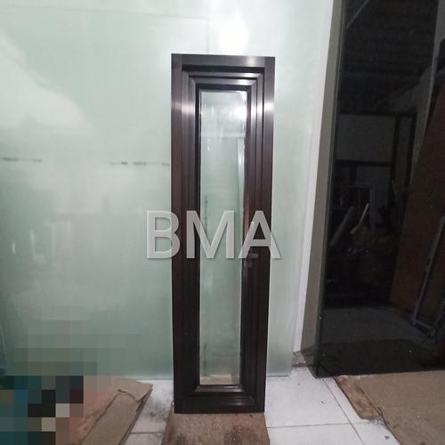 Jual jendela aluminium 30x90 casement bouvenli murah promo - Hitam ...