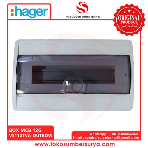 Jual BOX MCB VS112TVA OUTBOW 12 GRUP Pintu Transparan Hager - Jakarta ...