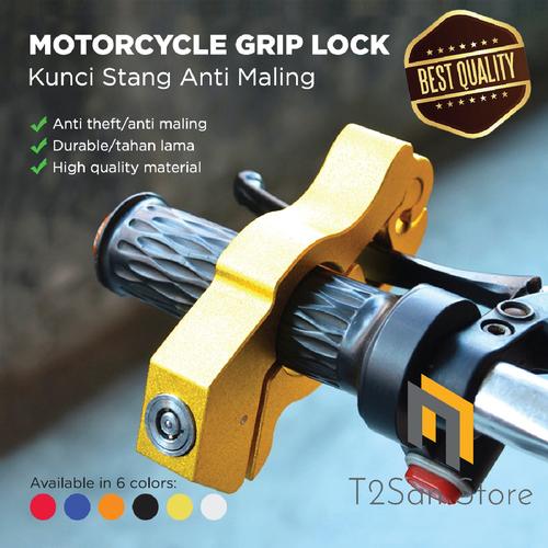 Jual Griplock Kunci Stang Rem Tangan Motor Premium Quality - Orange ...