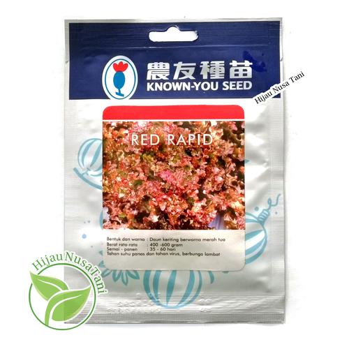 Jual Benih Selada Merah RED RAPID (10 gr) - Known You Seed - Repack ...