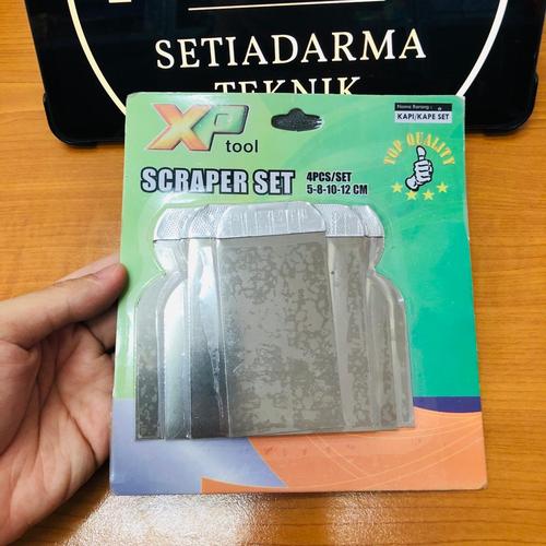 Jual KAPE/KAPI/SCRAPER 1 PACK ISI 4 UKURAN 5-8-10-12 CM XP TOOL - Kota ...