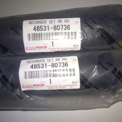 Jual Shock Breaker belakang Hiace Commuter set 48531-80736 2pcs Genuine ...