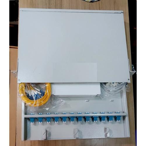 Jual Optical Termination Box OTB 12 / 24 core LC SC ST FC 1 U Rack ...