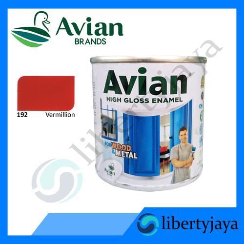 Jual 0.9lt 192 Vermillion Cat Synthetic Besi Kayu AVIAN PAINT - Jakarta ...