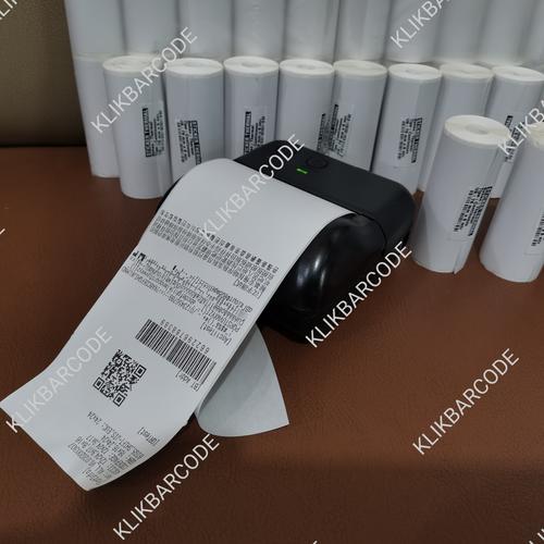 Jual STIKER THERMAL 80MM LABEL TEMPEL CONTINUOUS ( 76 MM X 6 METER ...